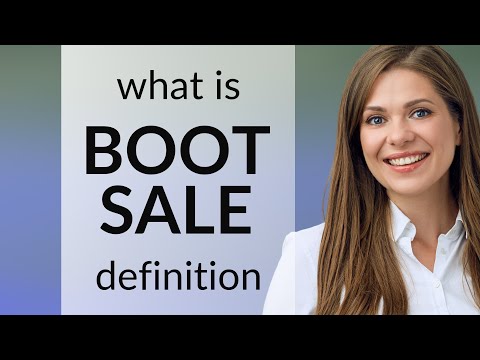 Boot sale • what is BOOT SALE definition