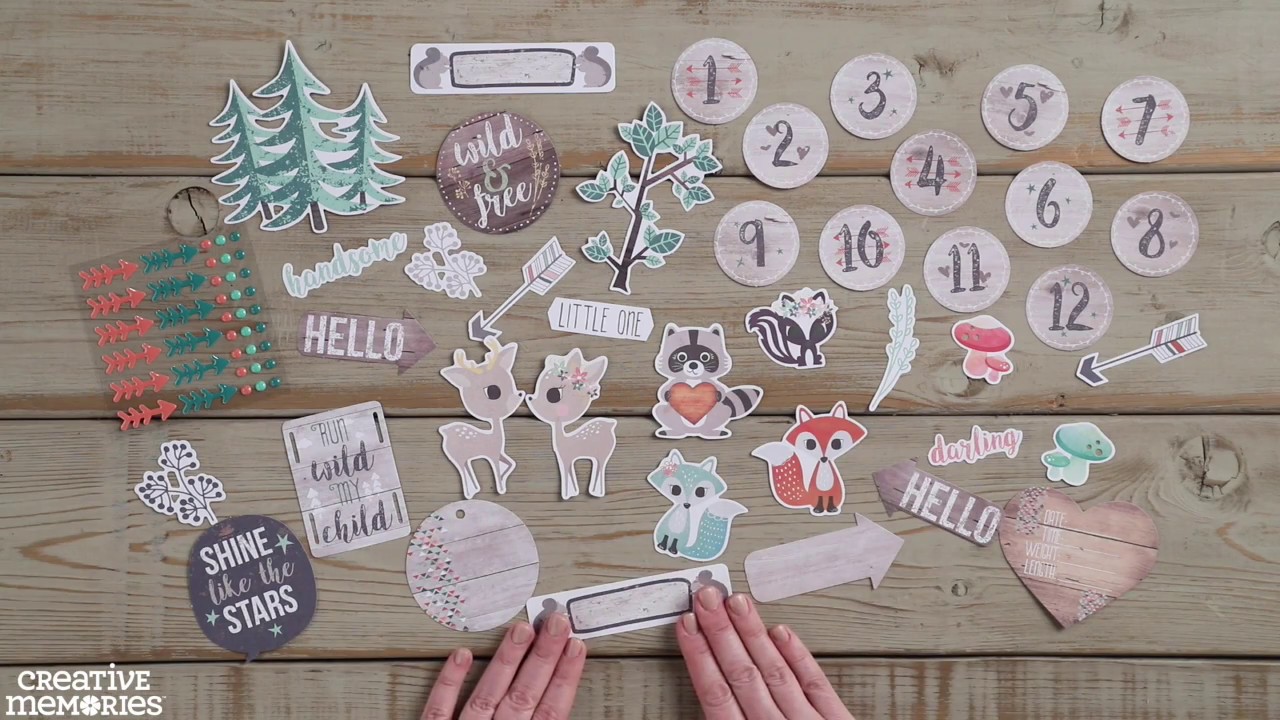 Woodland Whimsy Baby Embellishments by Creative Memories