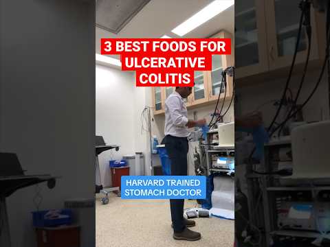 Doctor Explains 3 Best Foods for Ulcerative Colitis #guthealth #healthtips #shorts #short