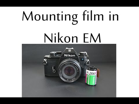 How to load film in NIKON EM film camera