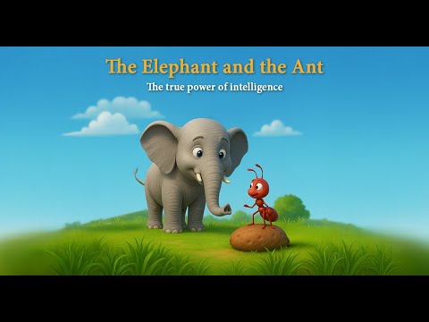 The Elephant & The Ant – Amazing Moral Story of Intelligence | Kids English Story