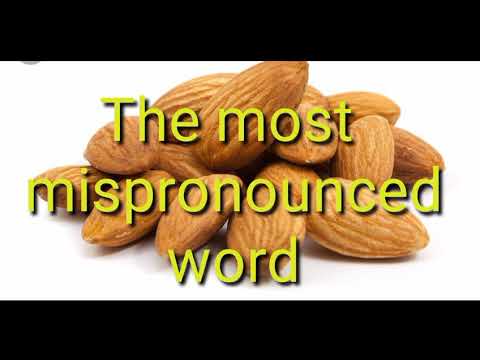 #How to pronounce almond #Almond #The most mispronounced word # Silent letter #How to say almond