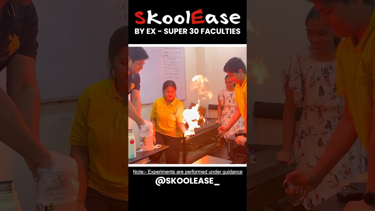 SkoolEase mein bacho ne lagai aag #chemistryhacks #bhramastra #fire #skoolease