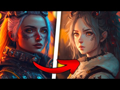 HOW TO TURN YOURSELF INTO A ANIME CHARACTER USING AI IN UNDER 3 MINS FOR FREE