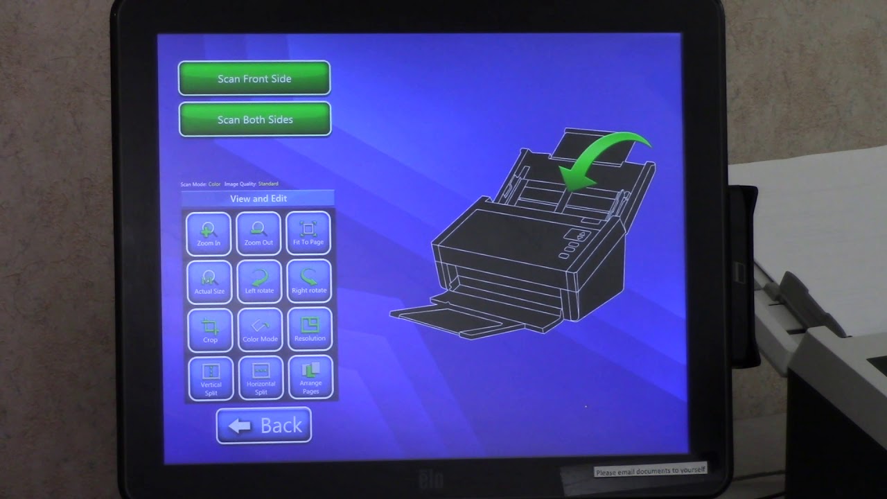 Using the Simple Scan to scan a document