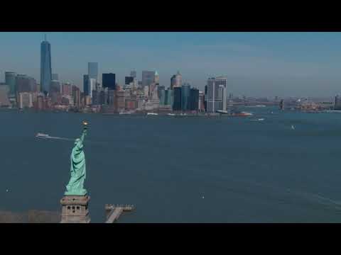 statue of liberty with NYC skyline