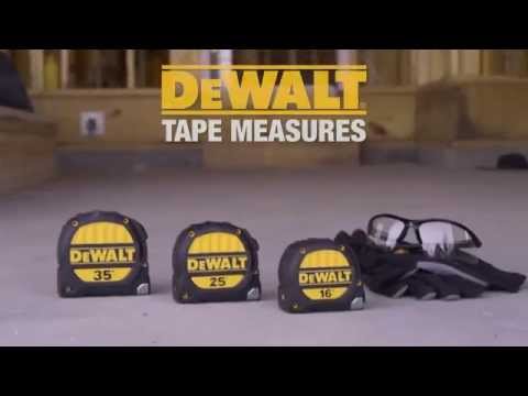 DeWalt tape measures