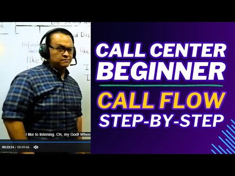 ▶️🔴VIDEO CLASS • CALL FLOW STEP-BY-STEP FOR CALL CENTER BEGINNERS EXPLAINED