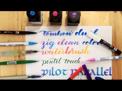 All About Lettering Art Supply and Blending Techniques