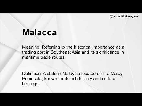 Malacca Meaning