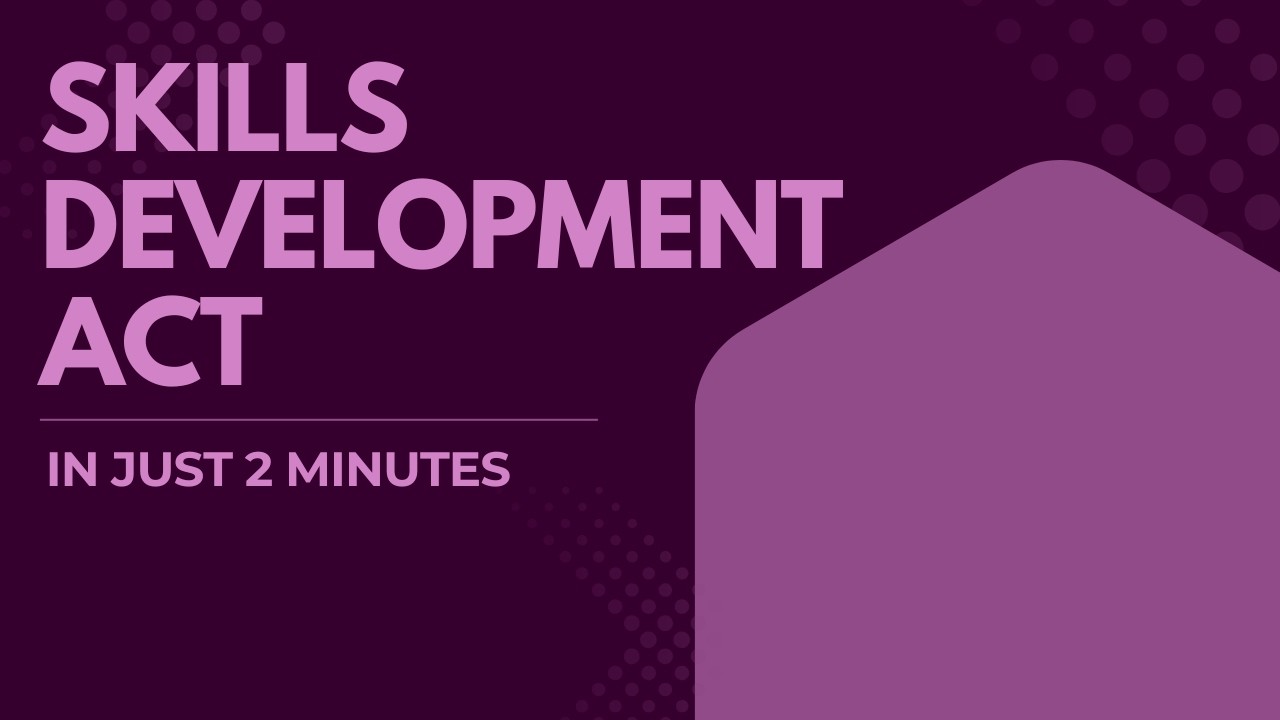 Skills Development Act Explained in 2 Minutes | Business Studies