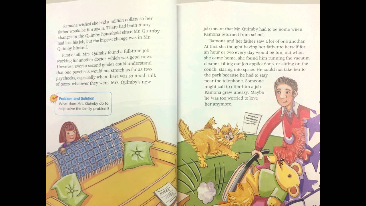 Ramona and Her Father- Treasures 3rd Grade