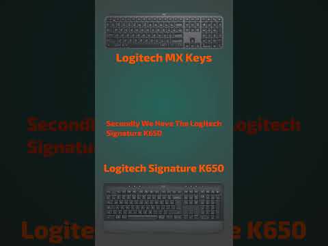 logitech mx keys vs k650