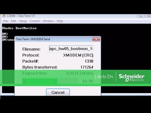 Recovering & Uploading Firmware on APC Network Management Card 2 | Schneider Electric Support