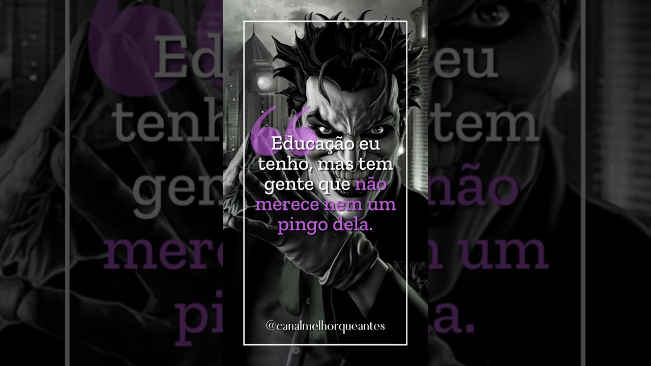 🧠 7 Frases realistas do CORINGA (Parte 2)