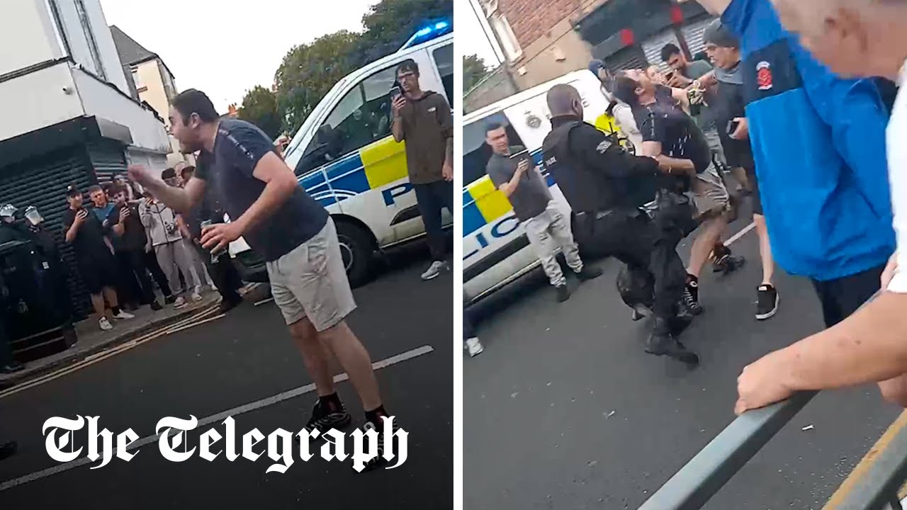 Hartlepool: Rioter bitten on backside by police dog after telling ...