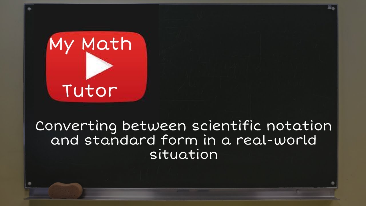 ALEKS | Converting between scientific notation and standard form in a real-world situation