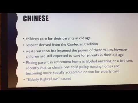 Cultural Differences on Views of Aging