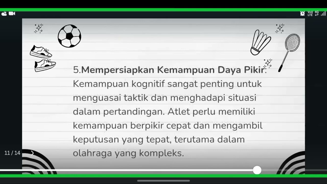 Penjelasan training dan pelatihan dalam lingkup ilmu kepelatihan olahraga