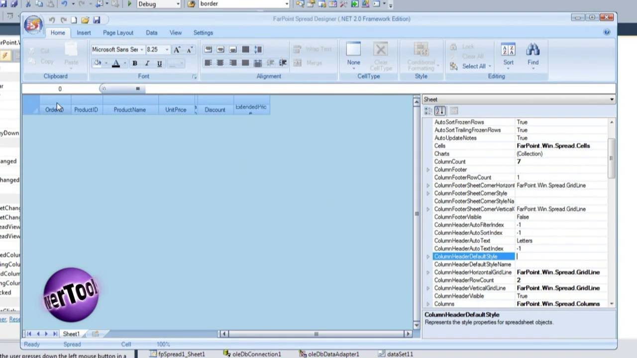 Getting Started with Spread for Windows Forms - Data Binding