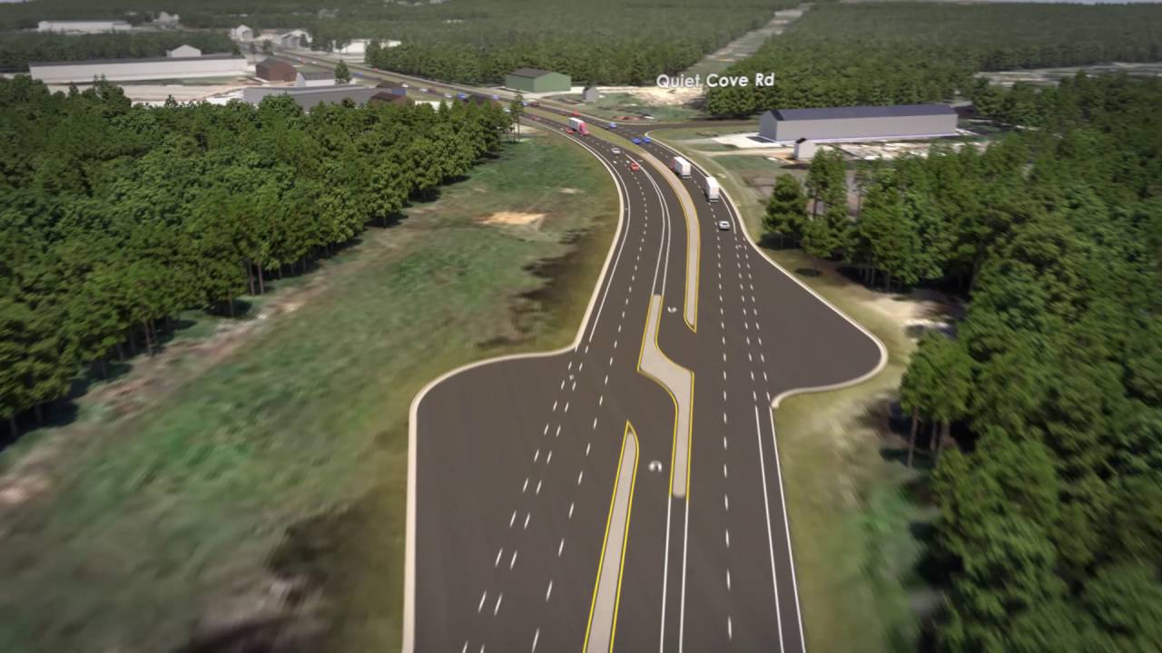 N.C. 150 Widening Visualization