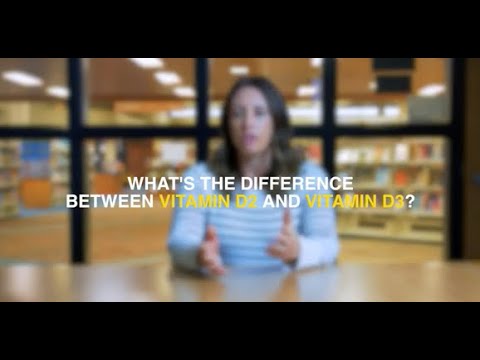What is the difference between Vitamin D2 and Vitamin D3?