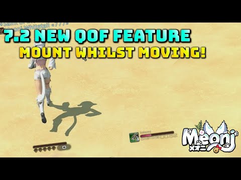 FFXIV: Mount Whilst Moving! - New 7.2 Quality Of Life Feature!