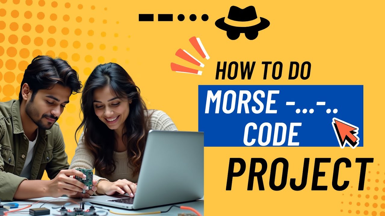 ESP-32 Morse Code Decoder with Display | Student DIY Project Tutorial | Techstrivers.