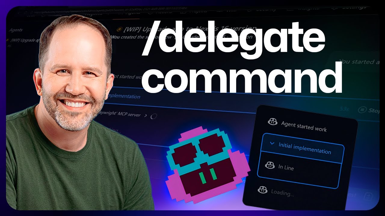 Demo: Using /delegate in the GitHub Copilot CLI