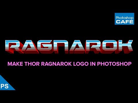 How to Make the THOR RAGNAROK logo in PHOTOSHOP