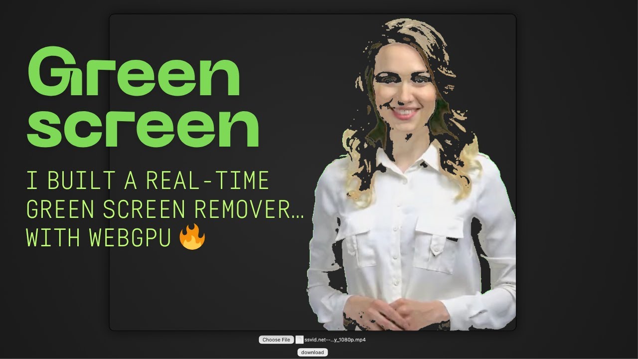I Can’t Believe This Runs in a Browser… (WebGPU Green Screen!)