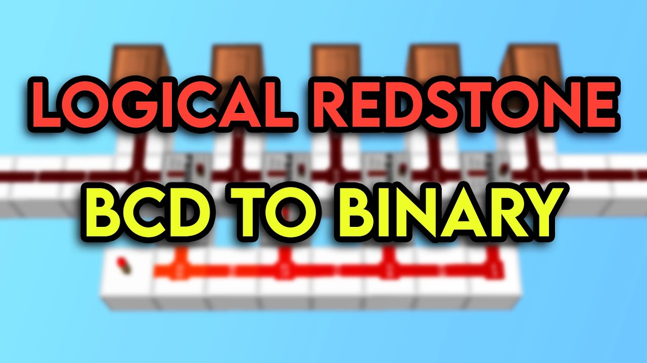 BCD to Binary | Logical Redstone #11