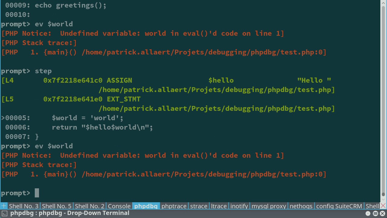 DrupalCon Baltimore 2017: Advanced debugging techniques