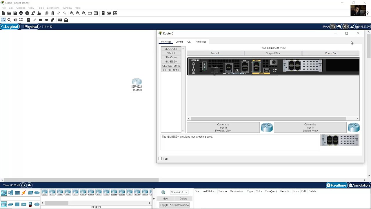 Configure NIM-ES2-4 Four Switching Ports Module On Cisco Router