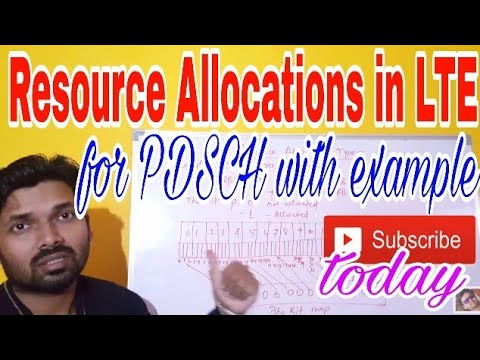 Resources allocation type-0,PDSCH allocation example in LTE,in HINDI,हिंदी में,niladri nihar nanda
