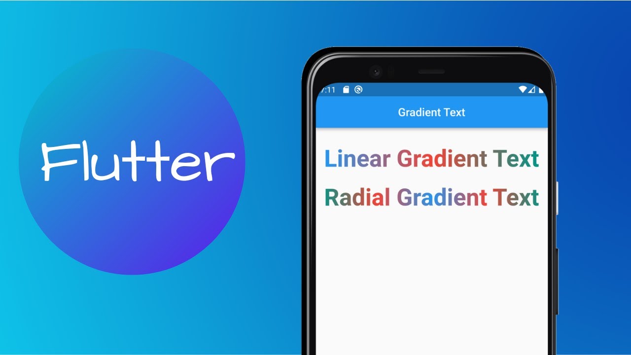 Flutter -  Gradient Text | Linear & Radial Gradient Text in Flutter  [2022]