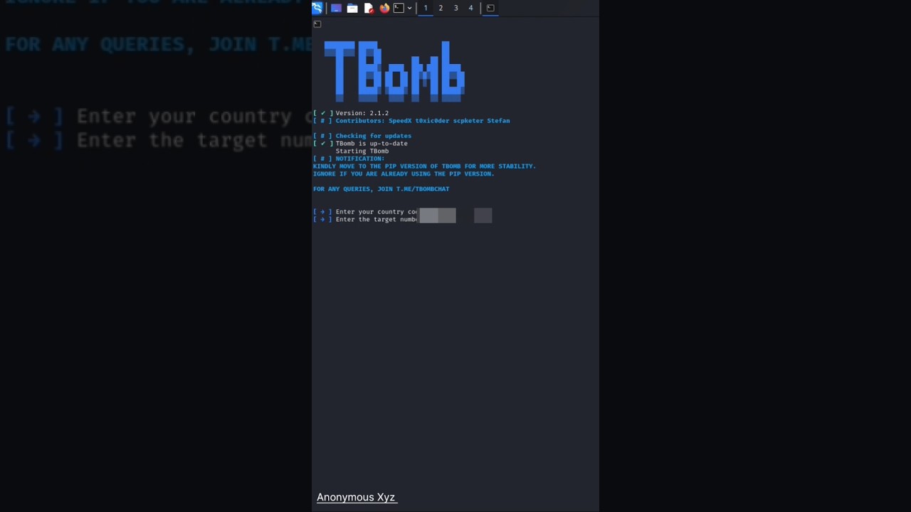 Create SMS Bomber Using Github 📳🖥️ #shortsfeed #sms #programming #kalilinux #shorts