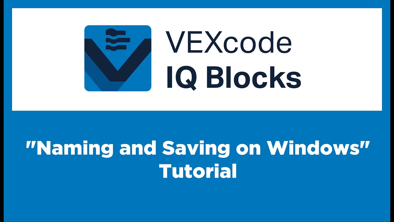 VEXcode IQ BLocks - 