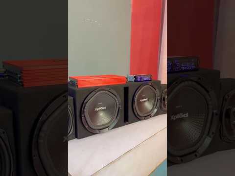 interfire 4 channel amplifier | sony subwoofer bass test | sony 1800 watt subwoofer #shorts #short