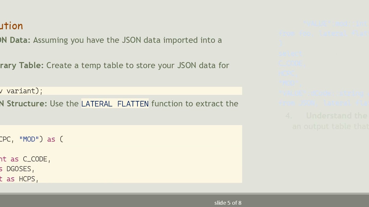 Comparing JSON Values in Snowflake SQL: Extracting Key Differences