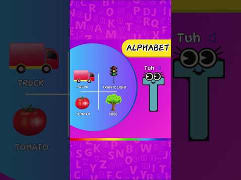 Letter T Vocabulary for Kids | English Words Starting with T | Learn Alphabet | Fun Phonics