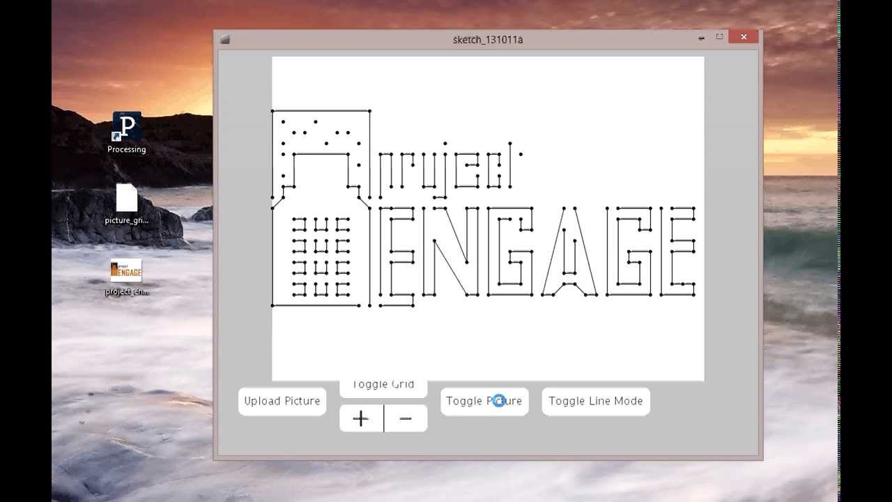 Picture Grid Draw - Processing Tutorial