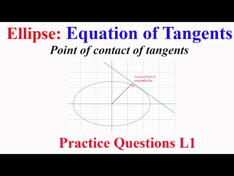 Solved Examples for JEE: Ellipse- 4 Video Lecture