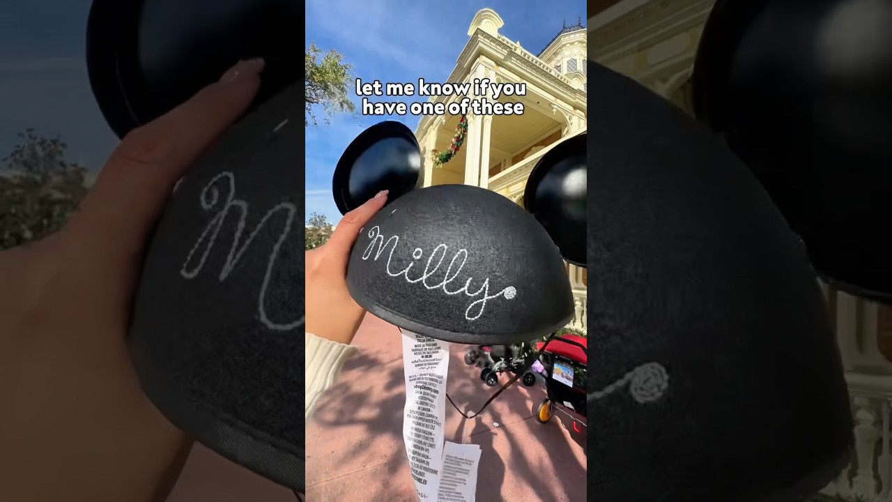 Custom Mickey Ears #disney #disneyworld