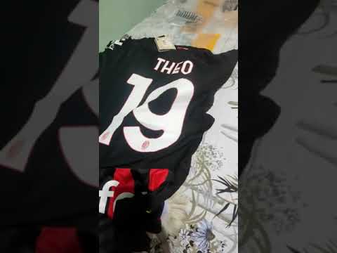 Minejersey.cn AC Milan Theo's Jersey unboxing review