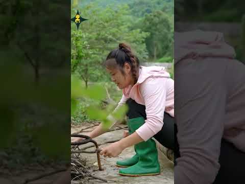 Harvesting Bitter Melon & Cooking with a Poor Girl 🍲 | From Farm to Market to Meal #emotionalstory