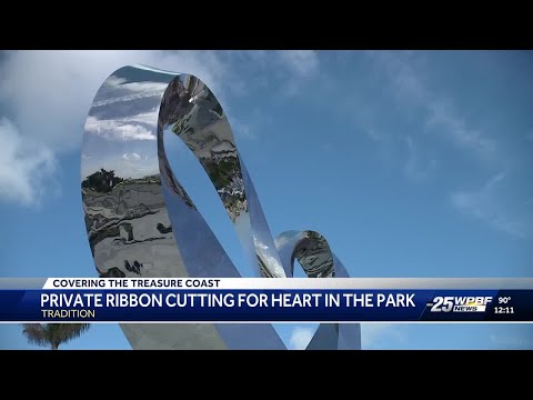 World's largest heart sculpture unveiled in Port St. Lucie