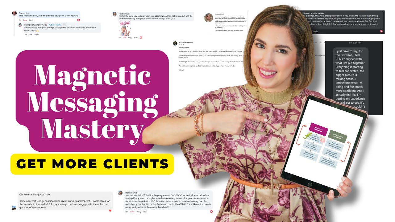 Magnetic Messaging Masterclass: Go From Overlooked Online to Fully Booked