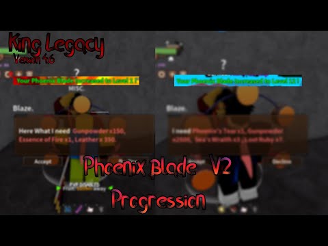 [King Legacy] Phoenix Blade V2 Progression Guide!