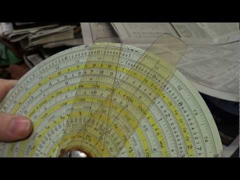 208 Volts From 120 V times square root of 3 with circular slide rule